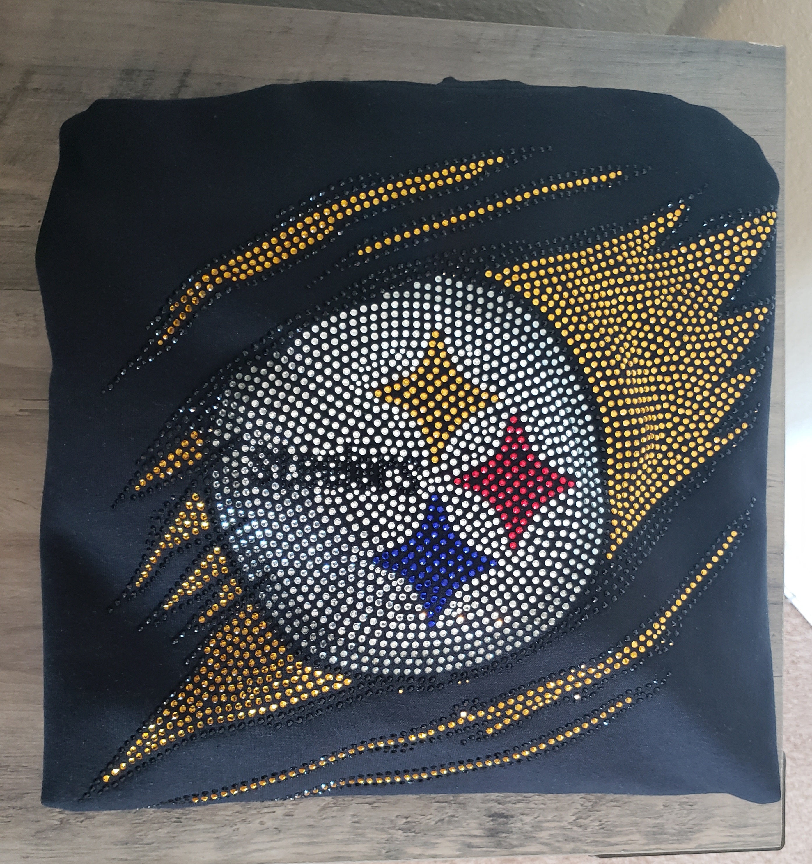 Pittsburgh Steelers Rhinestone Bling Design – PMG Angel Creations
